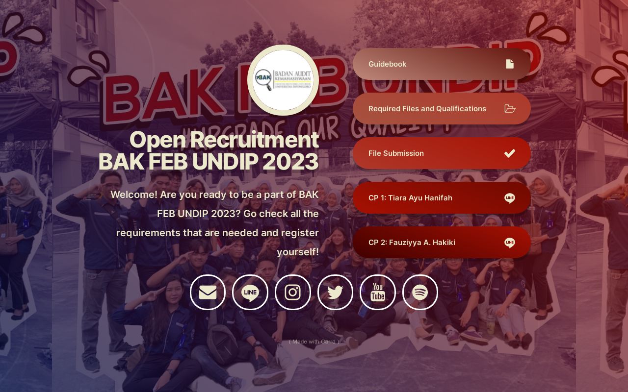 Open Recruitment BAK 2023